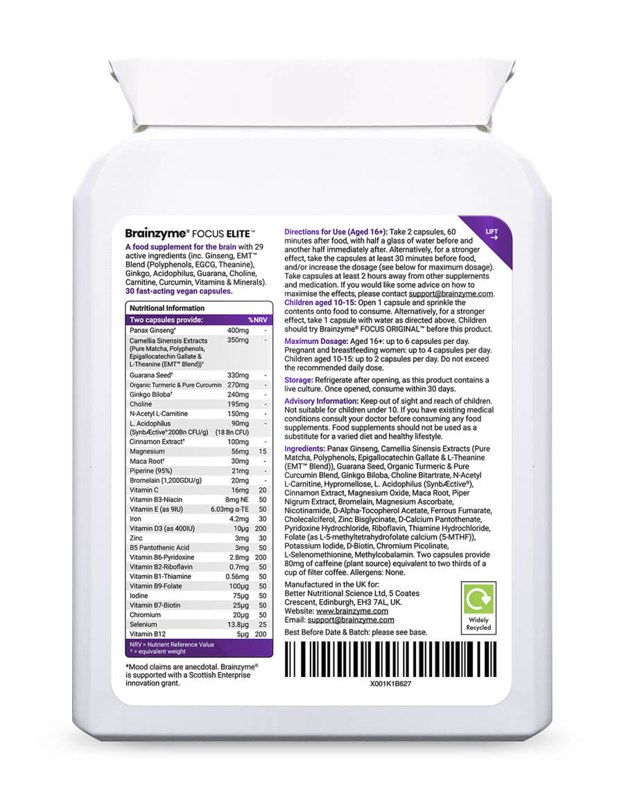 Brainzyme® FOCUS ELITE™ – Brainzyme.US